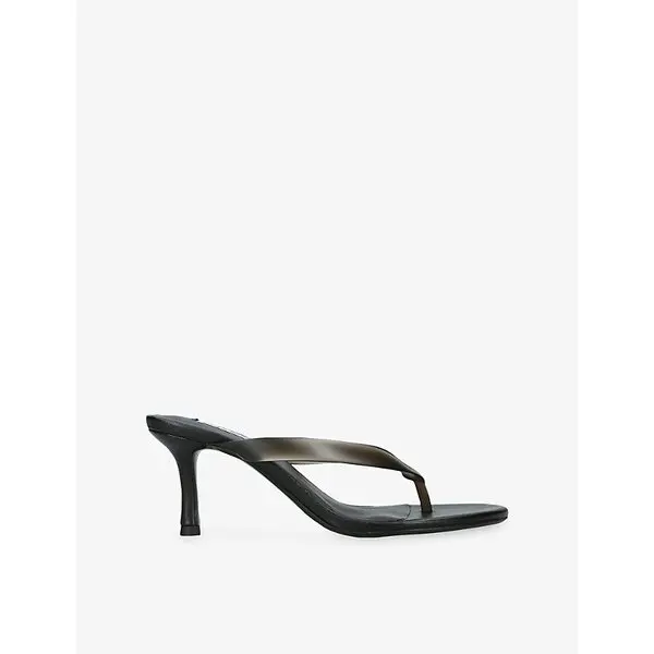 Senso Flowe Jelly Heeled Sandals - Black/comb