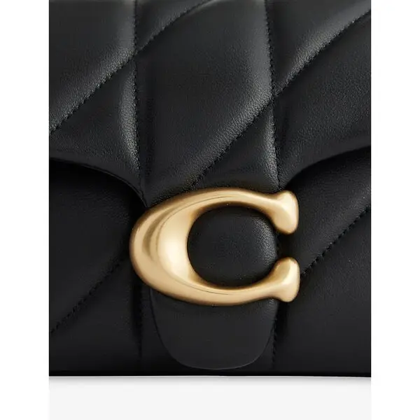 COACH Tabby 20 Quilted Leather Shoulder Bag - Black