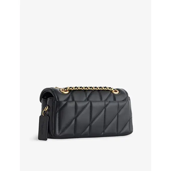 COACH Tabby 20 Quilted Leather Shoulder Bag - Black