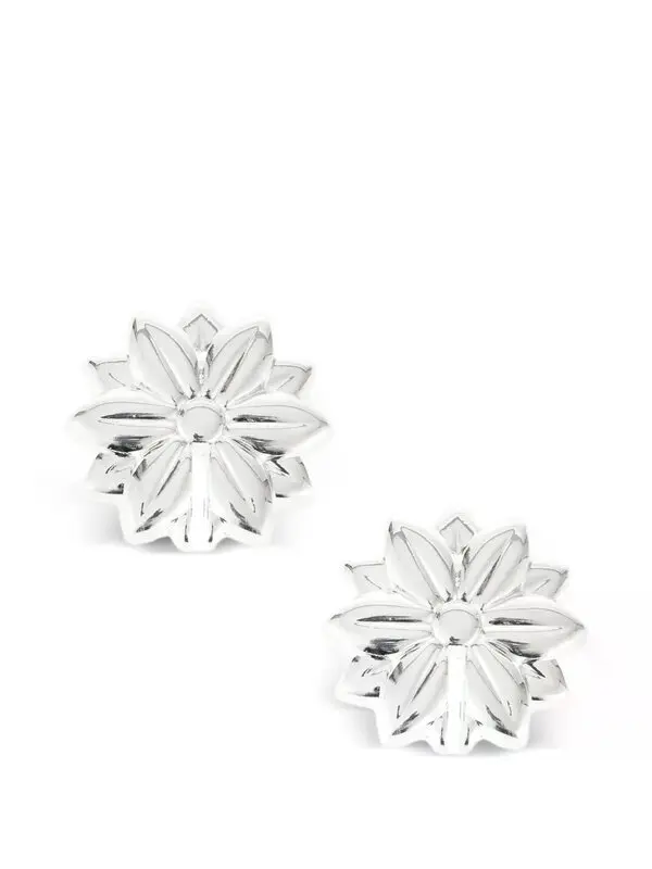 Christofle Flower Place Card Holders - Silver