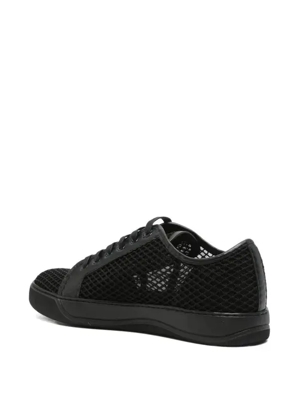 LANVIN Leather Detail Lace-up Sneakers