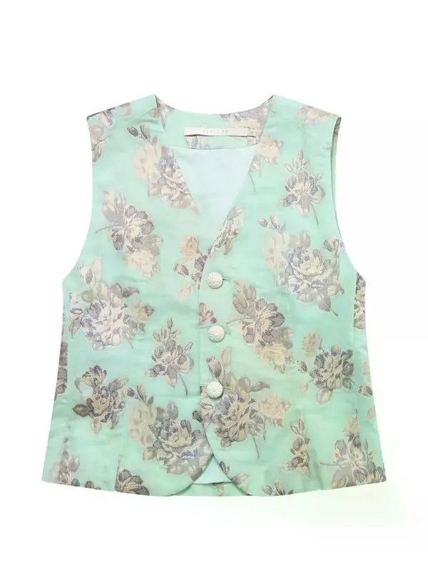 RENLI SU Jacquard Waistcoat