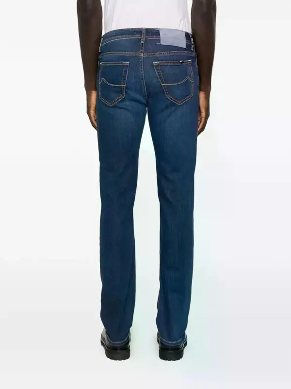 Jacob Cohen Logo-embroidered Jeans