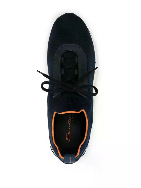 Santoni Sock-style Low-top Sneakers