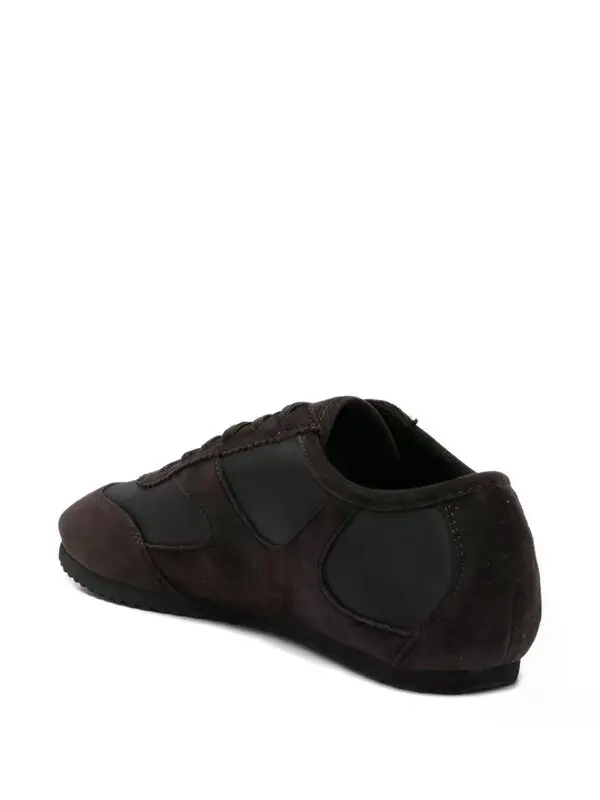 A.emery Adams Panelled Suede Lace-up Sneakers - Brown