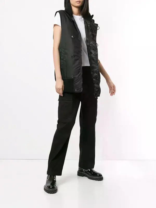 PORTS V Sleeveless Collared Jacket