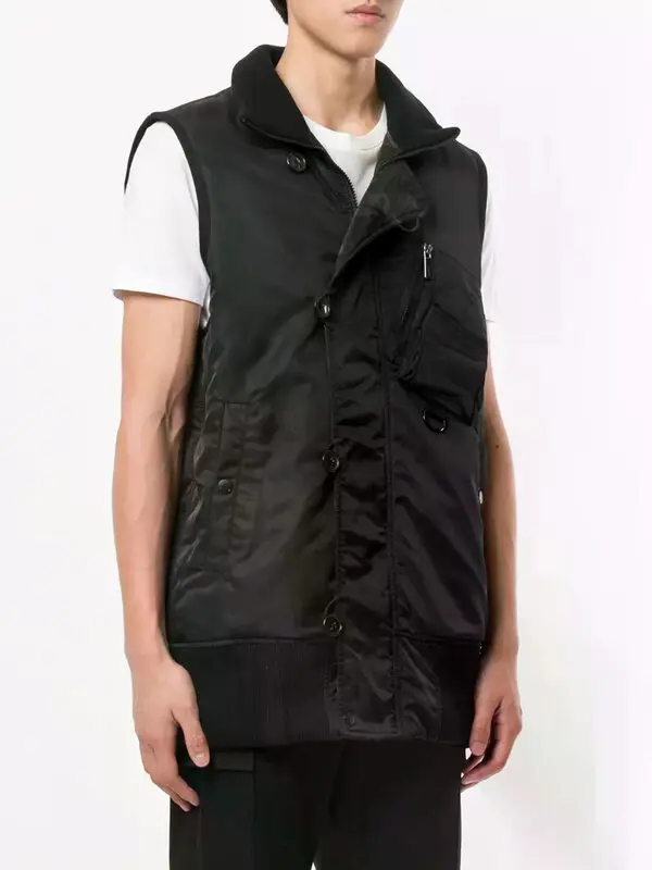 PORTS V Sleeveless Collared Jacket