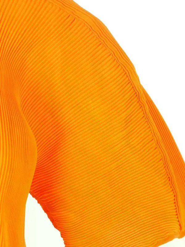 MELITTA BAUMEISTER Pleated Curved-hem Dress