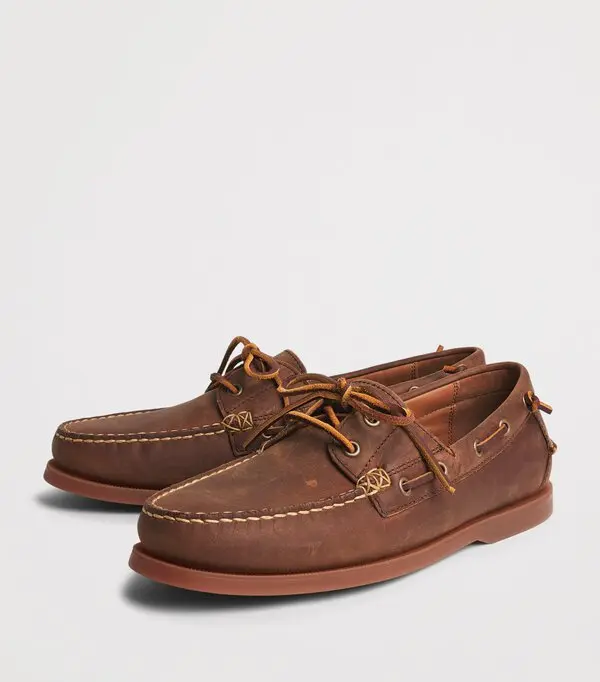 Polo Ralph Lauren Merton Leather Boat Shoes