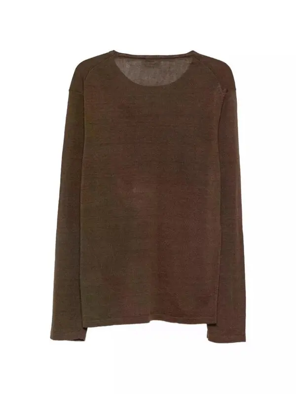 ROBERTO COLLINA Fine-knit Long-sleeve Sweater