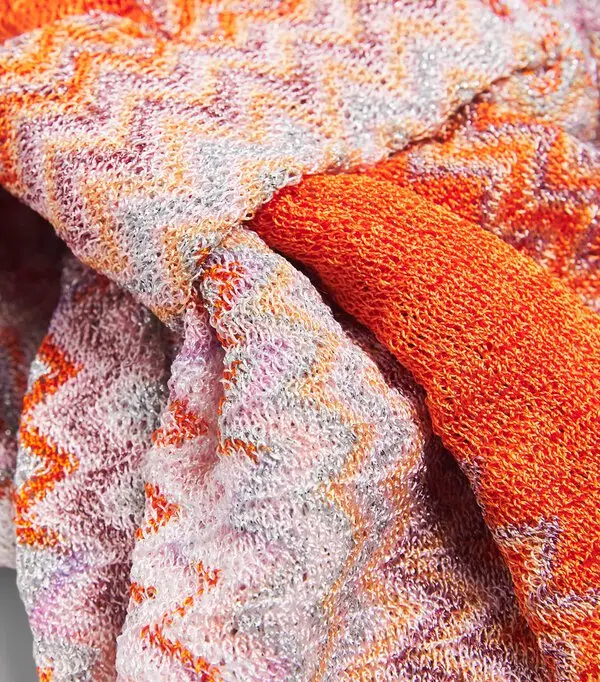 Missoni Zigzag Scrunchie - Pink