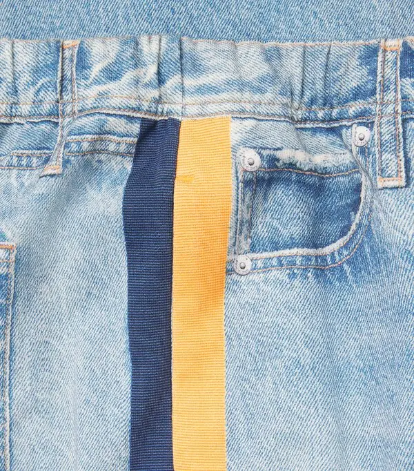 Rag & Bone Miramar Terry Track Pants With Side Stripes - Blue
