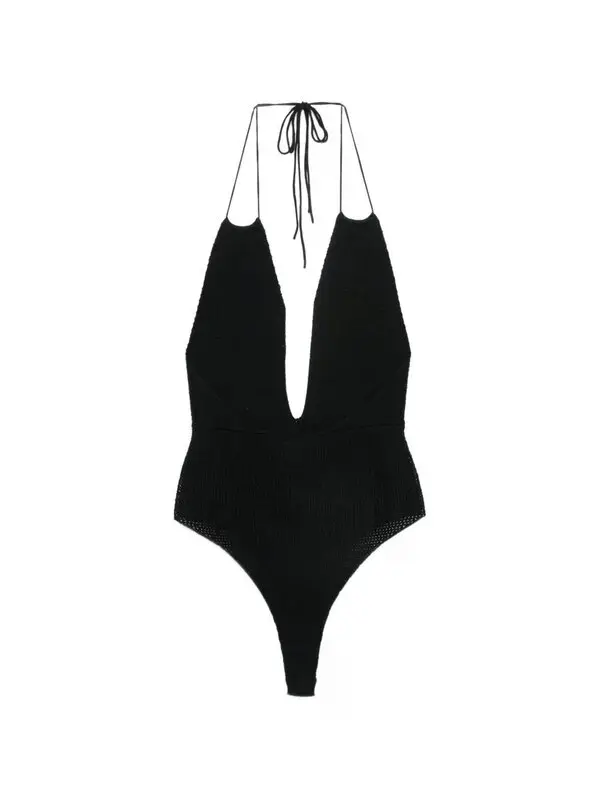 ELOU Riviera Crochet Halterneck Swimsuit