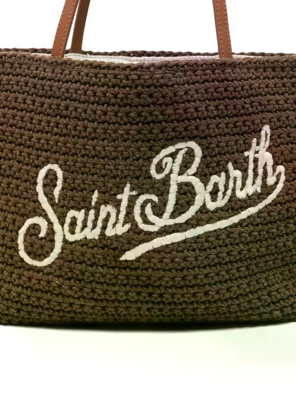 MC2 SAINT BARTH Woven Shoulder Bag - Brown