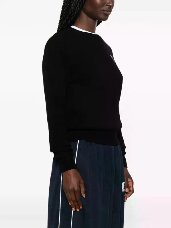 Kenzo Embroidered Ribbed-knit Jumper