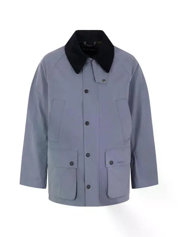 Barbour Bedale Waxed Cotton Jacket With Corduroy Collar