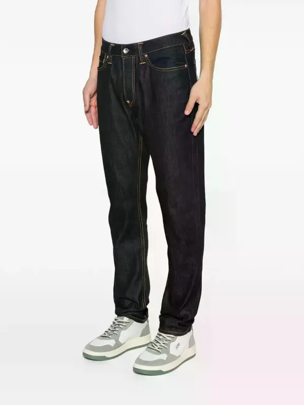 EVISU Logo Print Jeans