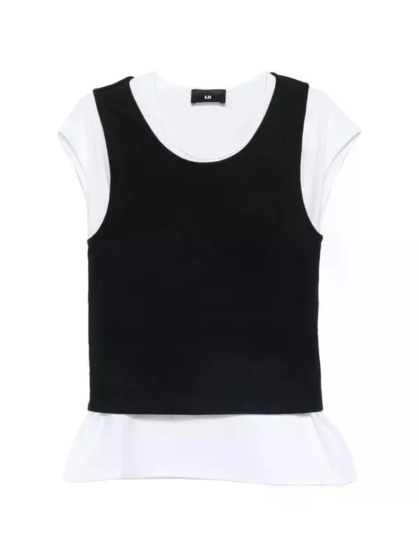 LII Cap Sleeve Layered Design T-shirt