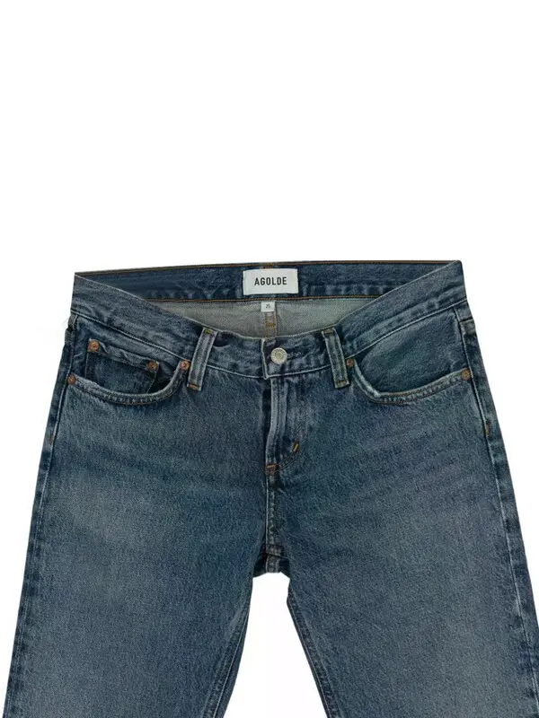 AGOLDE Low-rise Bootcut Jeans - Blue