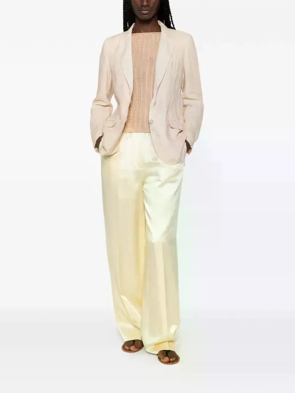 120% Lino Single-breasted Blazer