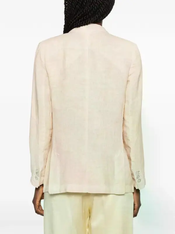 120% Lino Single-breasted Blazer
