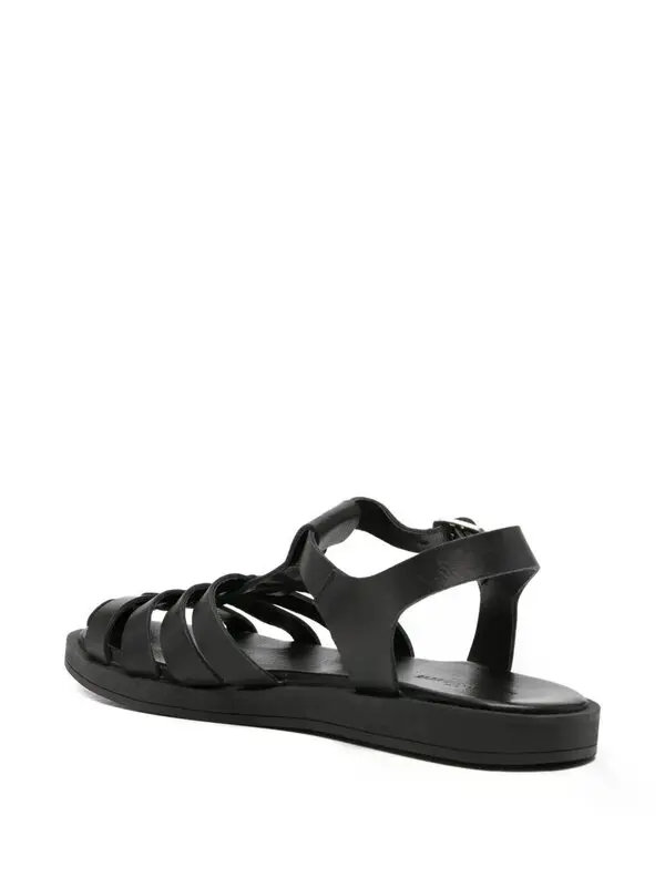 SERGIO MORETTI FIRENZE Leather Cage-strap Sandals