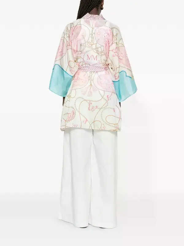 MAZZEI Butterfly Print Kimono