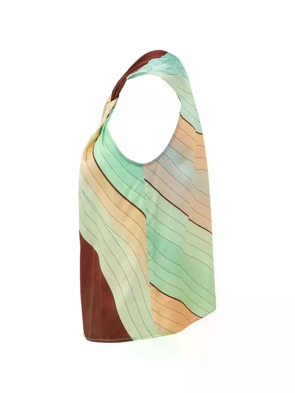 KOSE Beatrice Twist-detail Halter Top