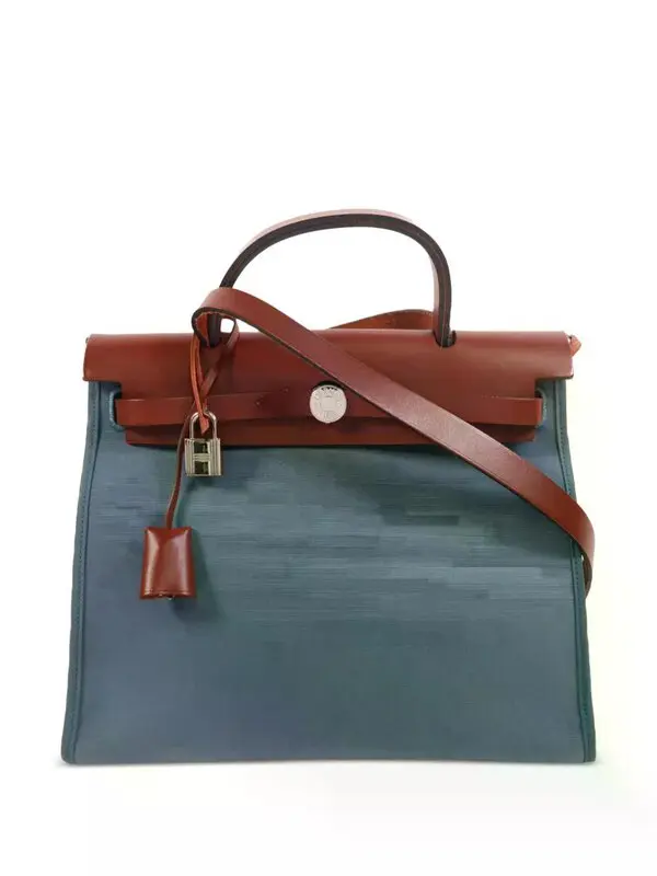 Hermès Herbag Pm Tote Bag - Blue