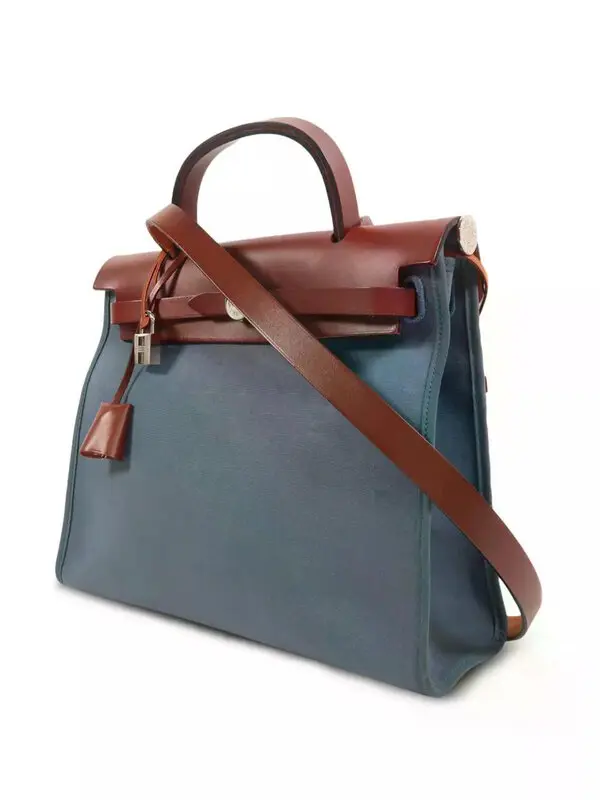 Hermès Herbag Pm Tote Bag - Blue