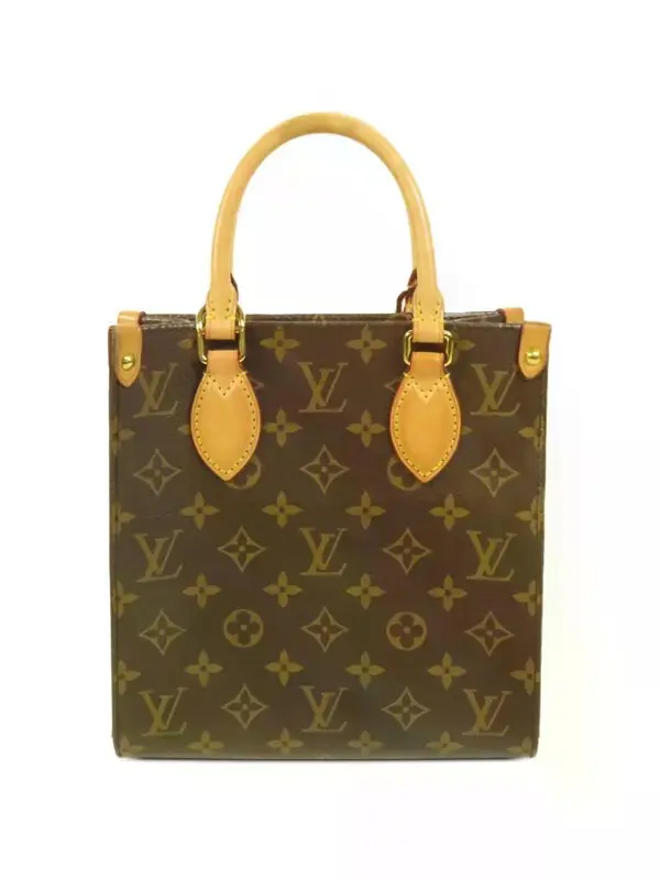 LOUIS VUITTON Bb Sac Plat Tote Bag - Brown