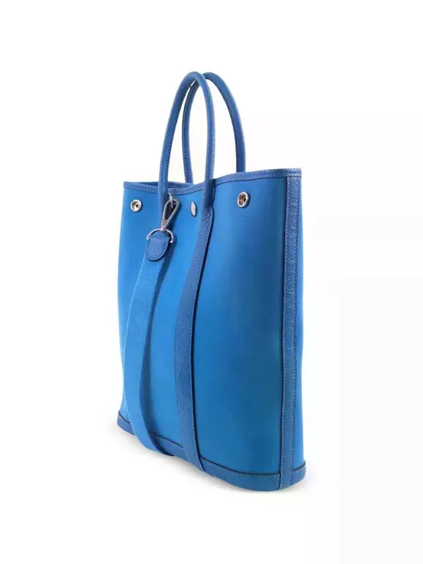 Hermès Pm Garden File Tote Bag - Blue