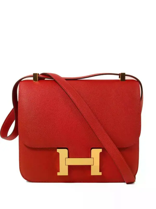 Hermès 24 Constance Shoulder Bag - Red