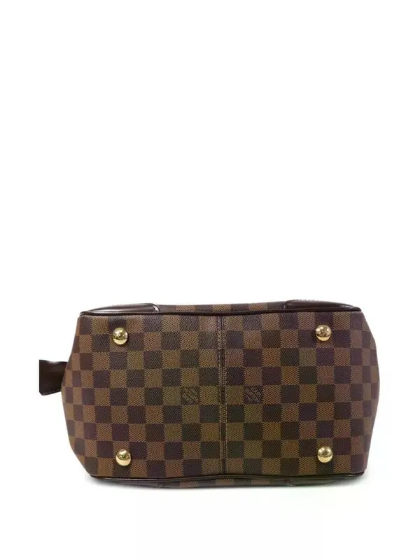 LOUIS VUITTON Verona Pm Damier Canvas Tote Bag - Brown