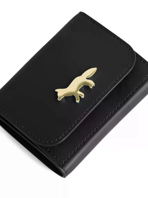 Maison Kitsuné Eddie Trifold Wallet - Black
