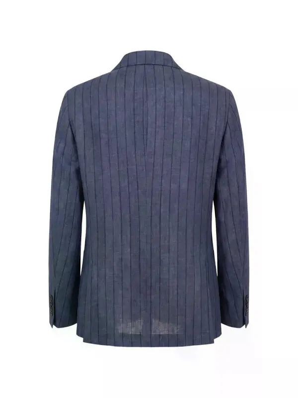 DRUMOHR Pinstripe-pattern Double-breasted Blazer