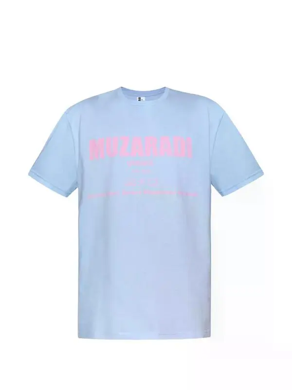 MUZARADI Logo Print Cotton T-shirt