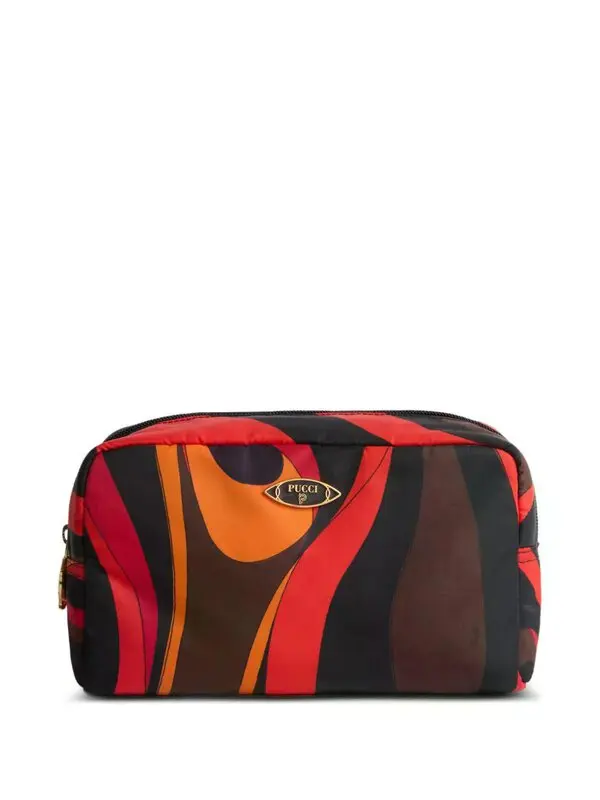 Emilio Pucci Marmo-print Big Beauty Case - Black