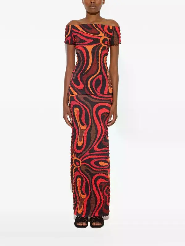 Emilio Pucci Marmo Print Shibori Top