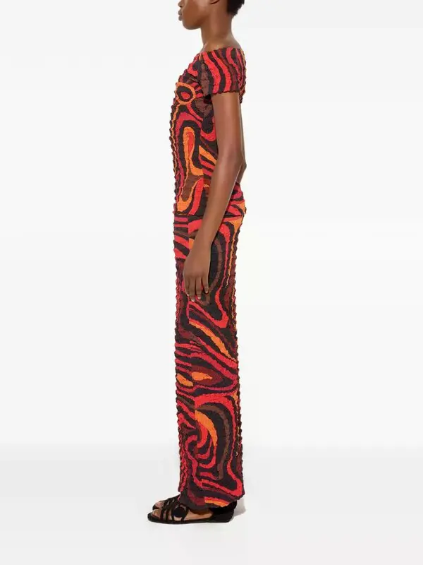 Emilio Pucci Marmo Print Shibori Top