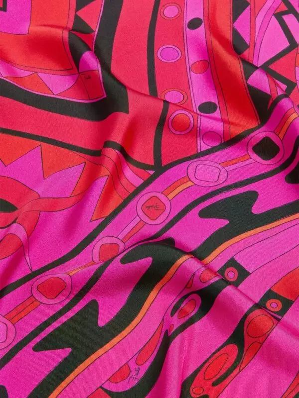 Emilio Pucci Mixed-print Silk Stole
