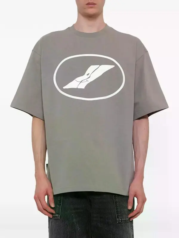 We11Done Round-neck Logo-detail T-shirt