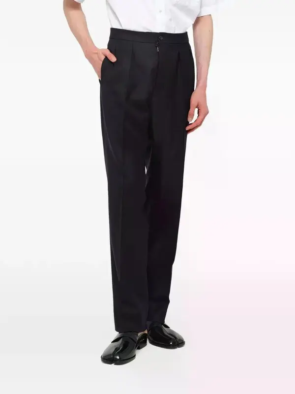 MAISON MARGIELA Pleated Virgin Wool Trousers