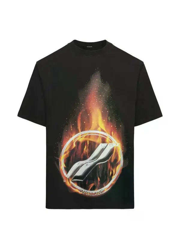 We11Done Meteor-print T-shirt