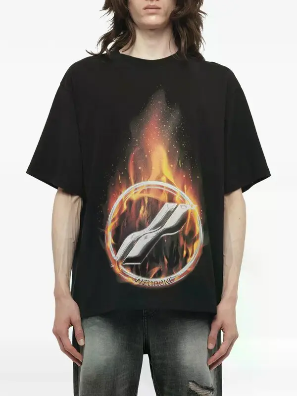 We11Done Meteor-print T-shirt
