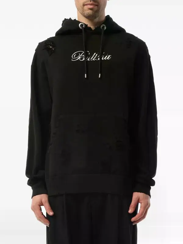 MASTERMIND WORLD Distressed Logo Hoodie