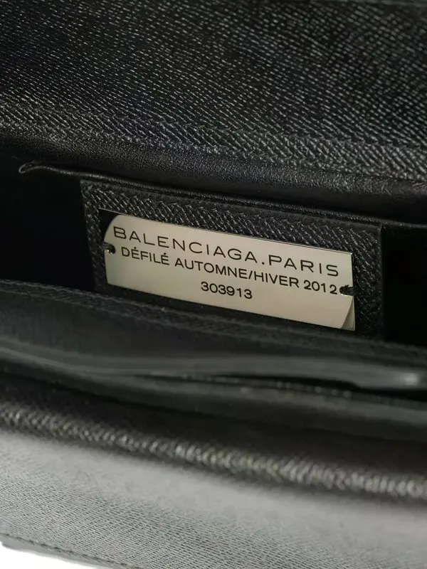 Balenciaga Grained Texture Shoulder Bag
