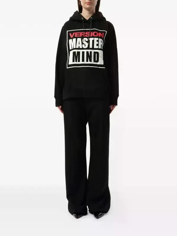 MASTERMIND WORLD Logo Print Drawstring Hoodie