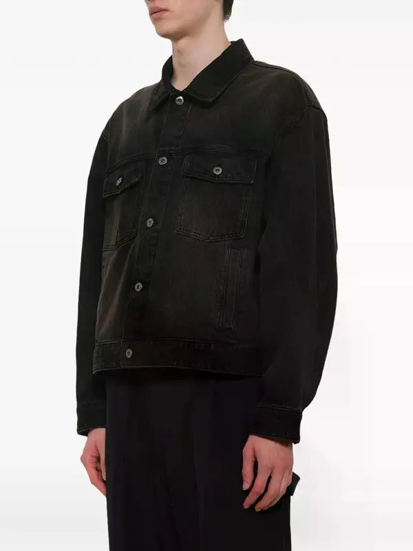 WOOYOUNGMI Stone-washed Denim Jacket
