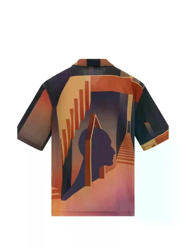 EGONLAB Buttoned Short-sleeve Shirt